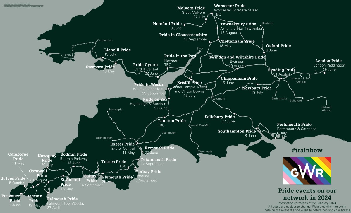 Celebrate Pride with GWR | Great Western Railway